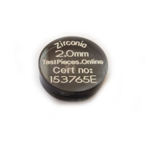 Test Disc Zirconia - Metal Detector, X-ray and Checkweigher Test Pieces ...